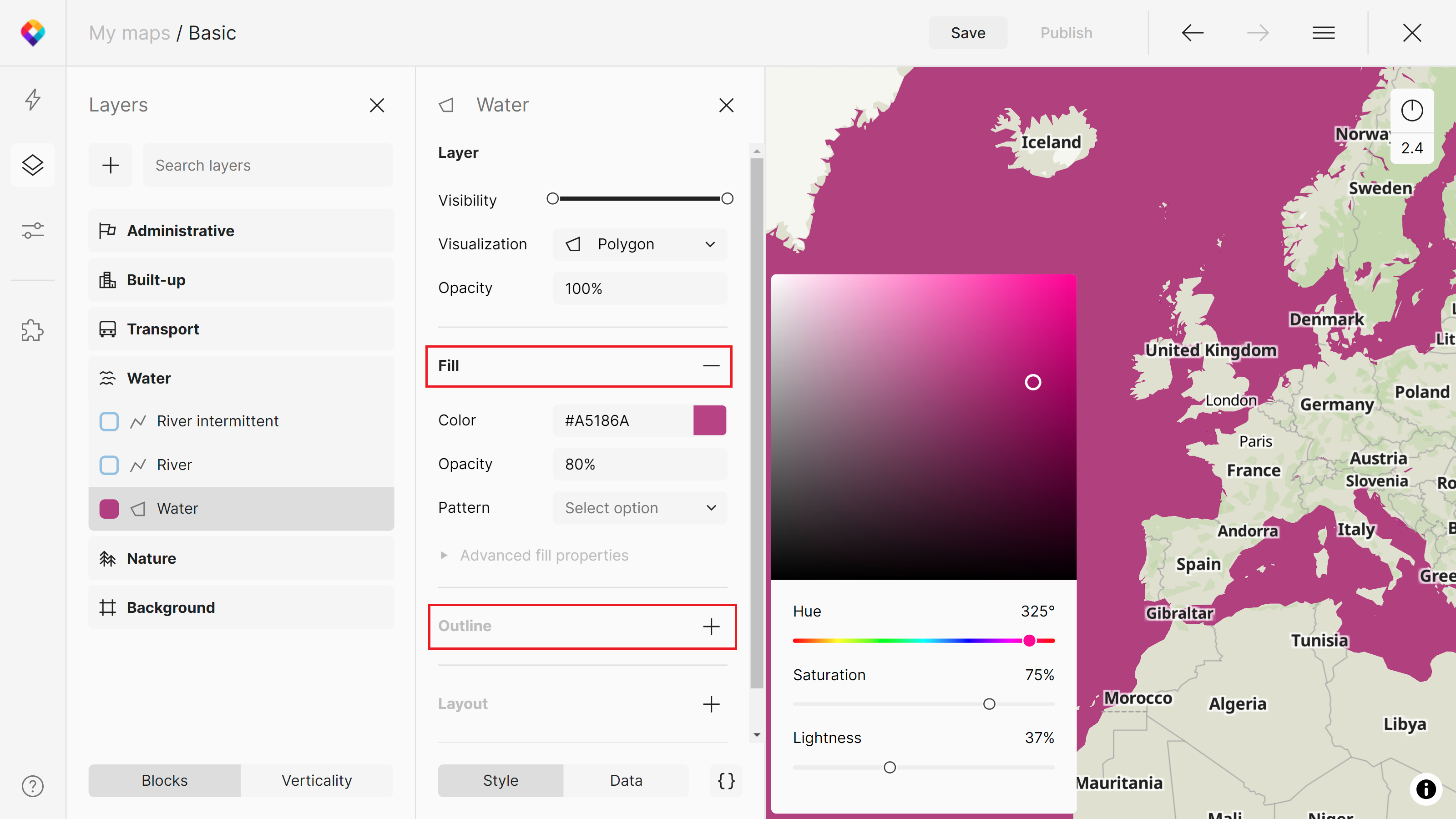 Layer Styling Maptiler Documentation Portal